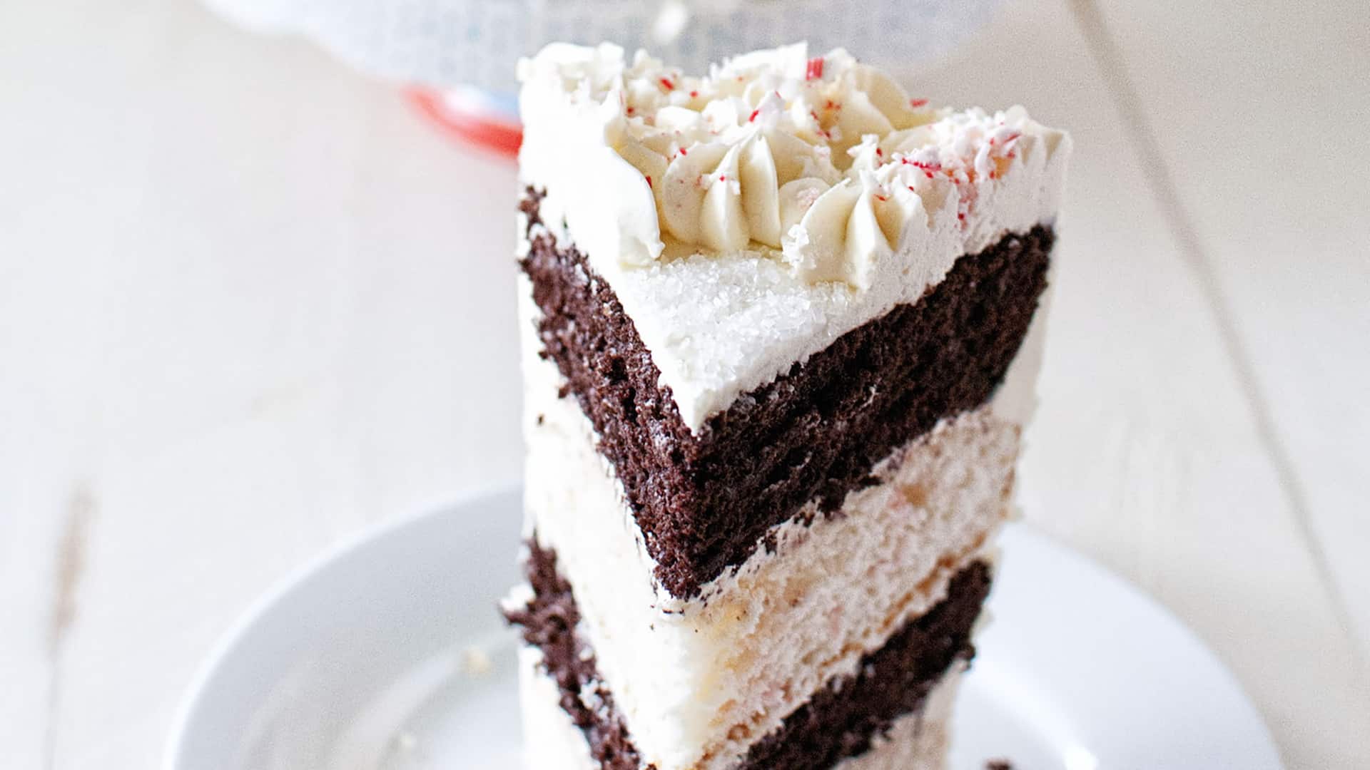 Chocolate Peppermint-White Chocolate Layer Cake - Rodelle