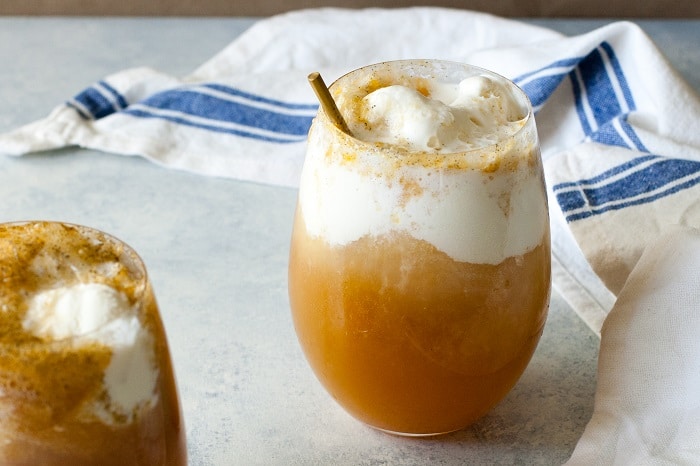 Vanilla Bean Peach Tea Ice Cream Floats - Rodelle Kitchen