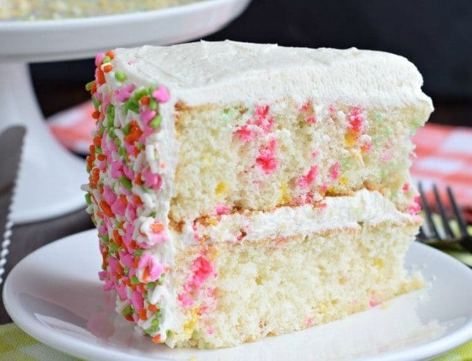 Vanilla Funfetti Cake - Rodelle Kitchen
