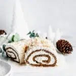 White Chocolate Gingerbread Yule Log - Rodelle Kitchen