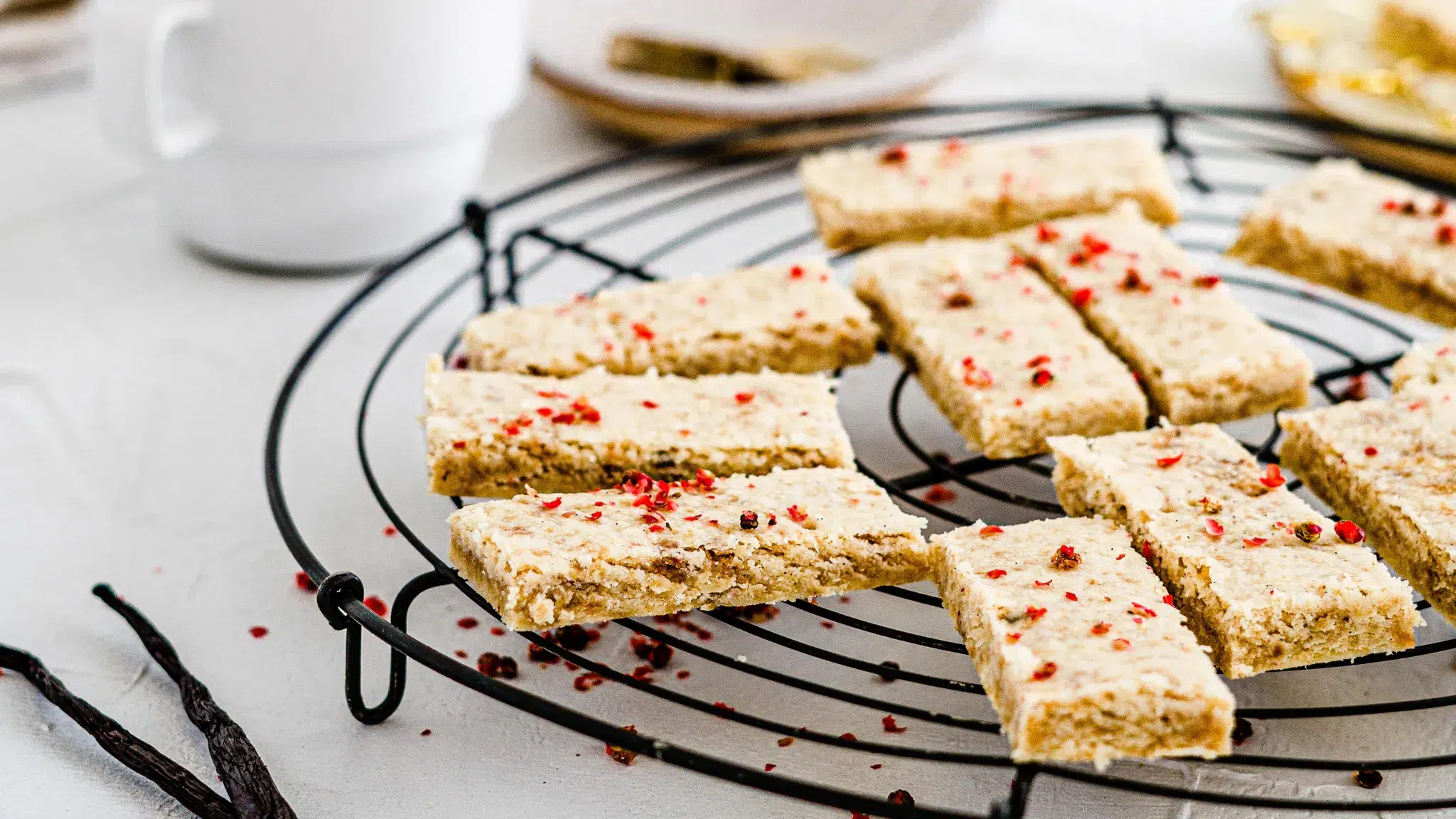 Pink Peppercorn Shortbread - Rodelle Kitchen
